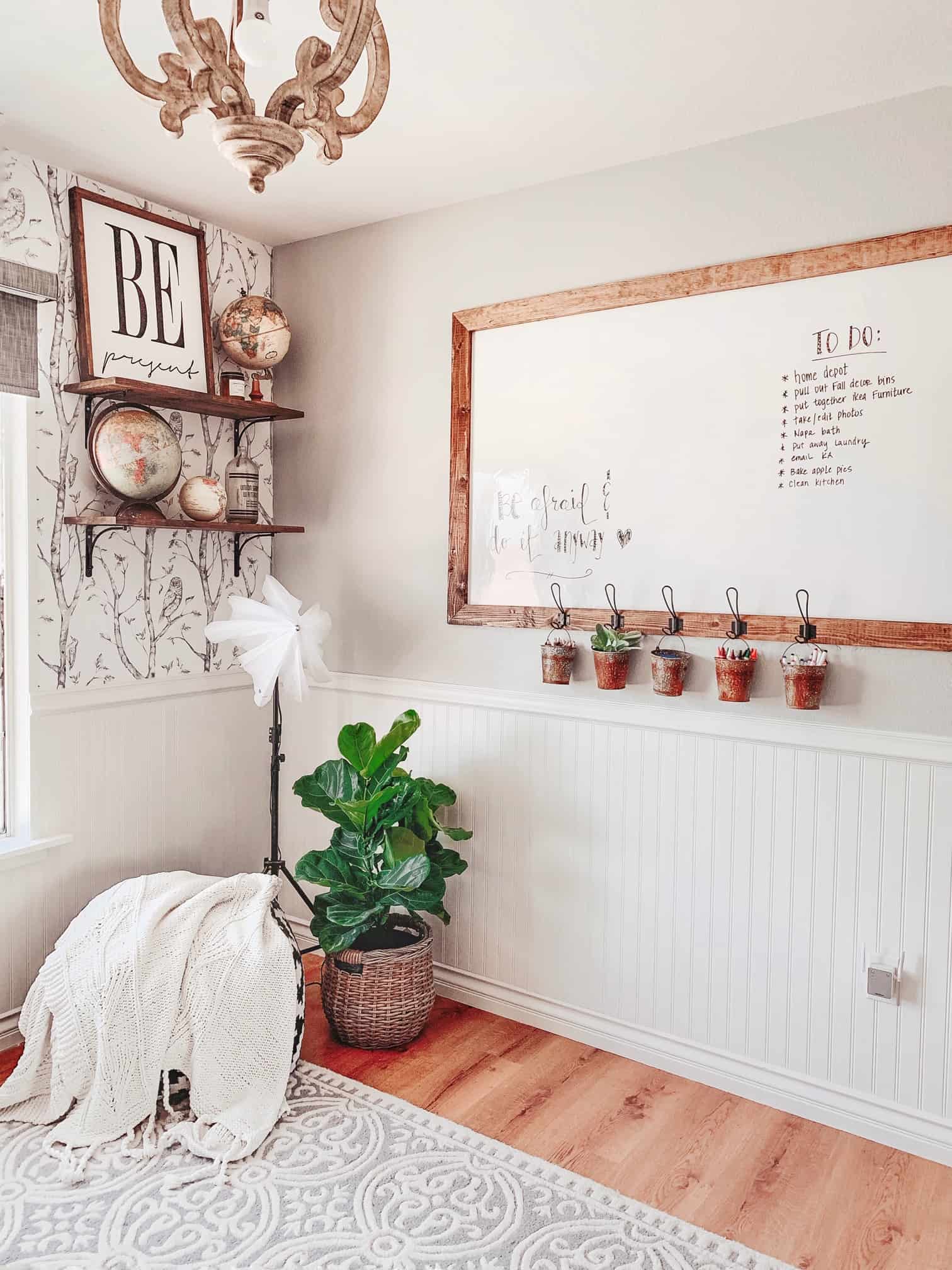 Farmhouse Office Refresh Reveal - Sunrise Valley Farm Co