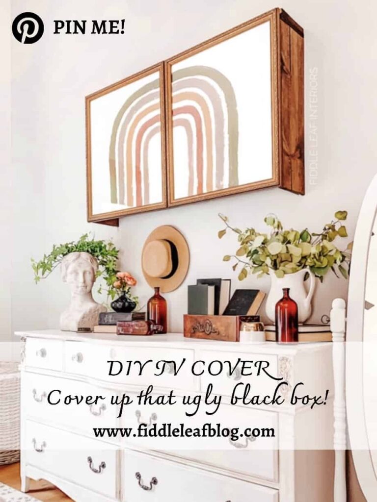 DIY TV Cover - Sunrise Valley Farm Co