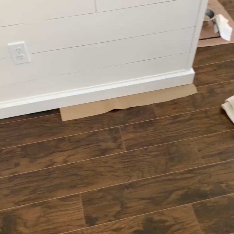 How to Install Laminate Flooring Over Tile - Sunrise Valley Farm Co