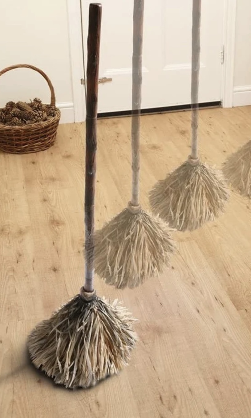 Enchanted Broom DIY (using your robot vacuum!) - Sunrise Valley Farm Co