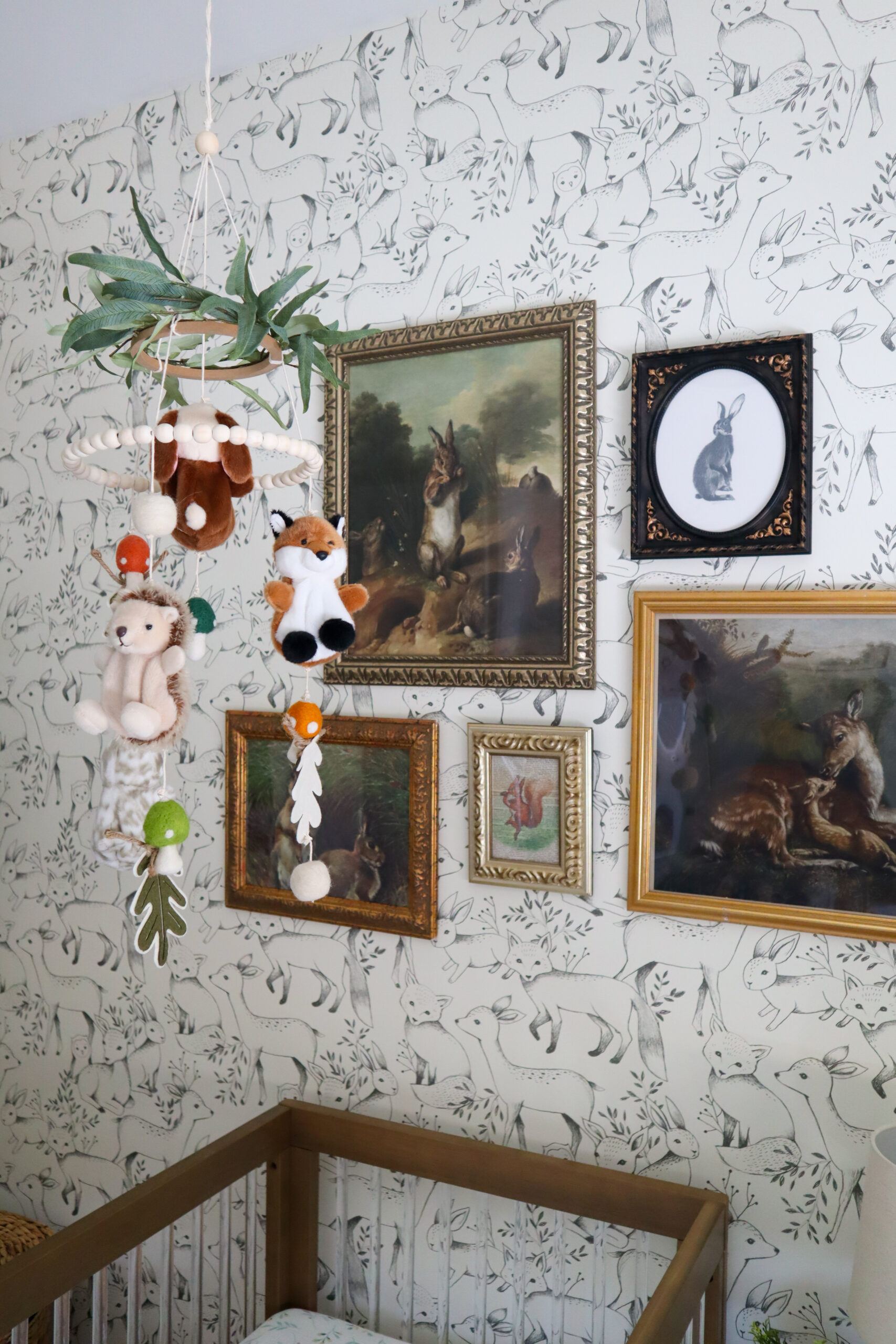 Into the Enchanted Woods: Unveiling our Vintage Woodland-Themed Nursery ...