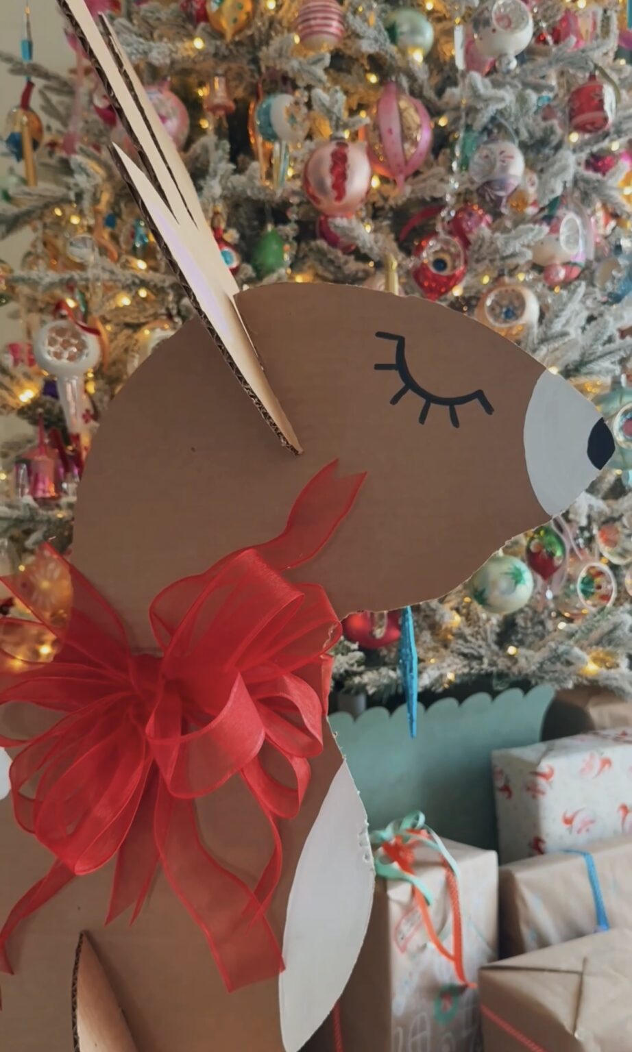 Cardboard Craft - Make a Giant Deer Out of Recycled Cardboard Boxes ...