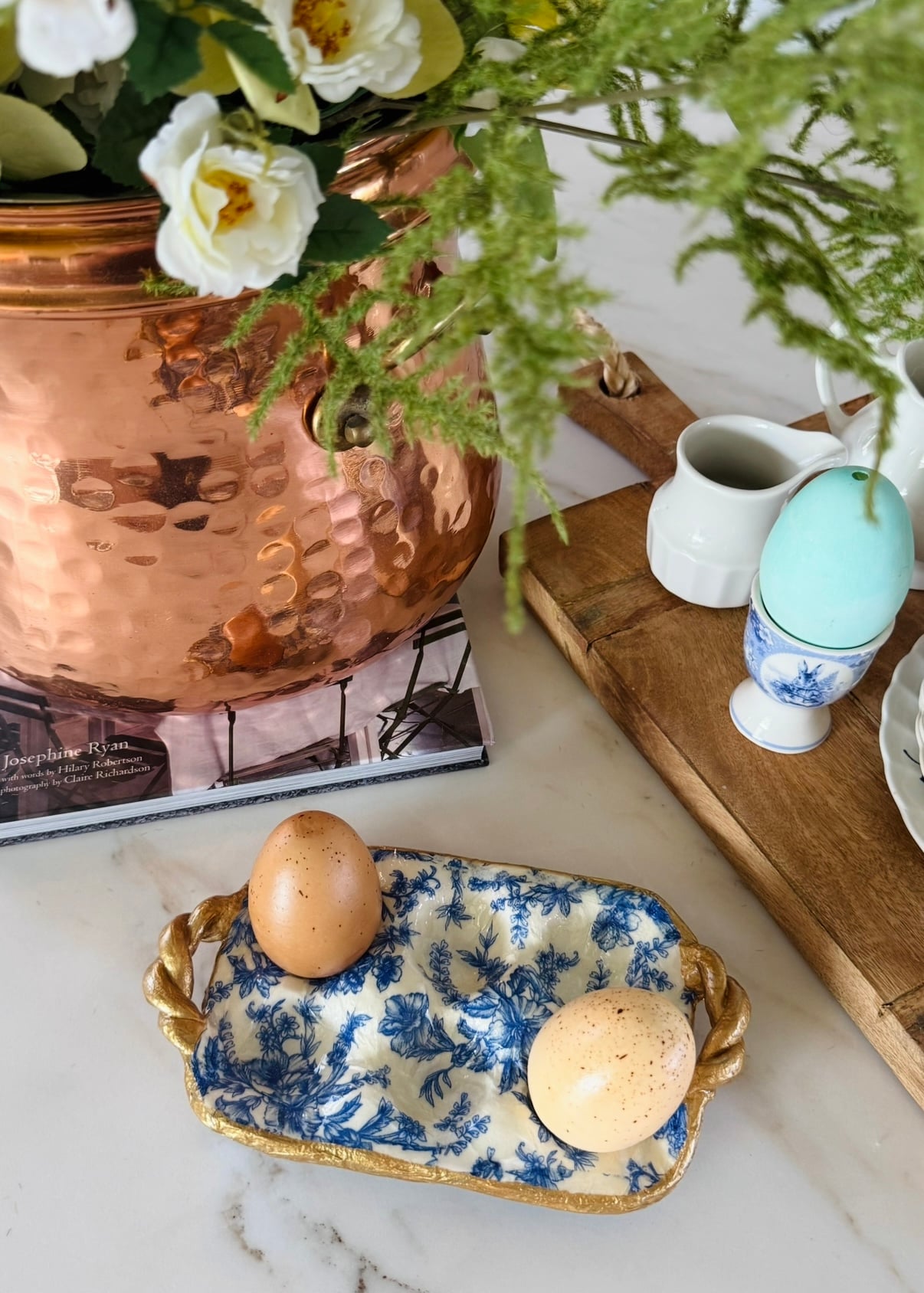 Air-Dry Clay Craft: DIY Easter Egg Carton - Sunrise Valley Farm Co