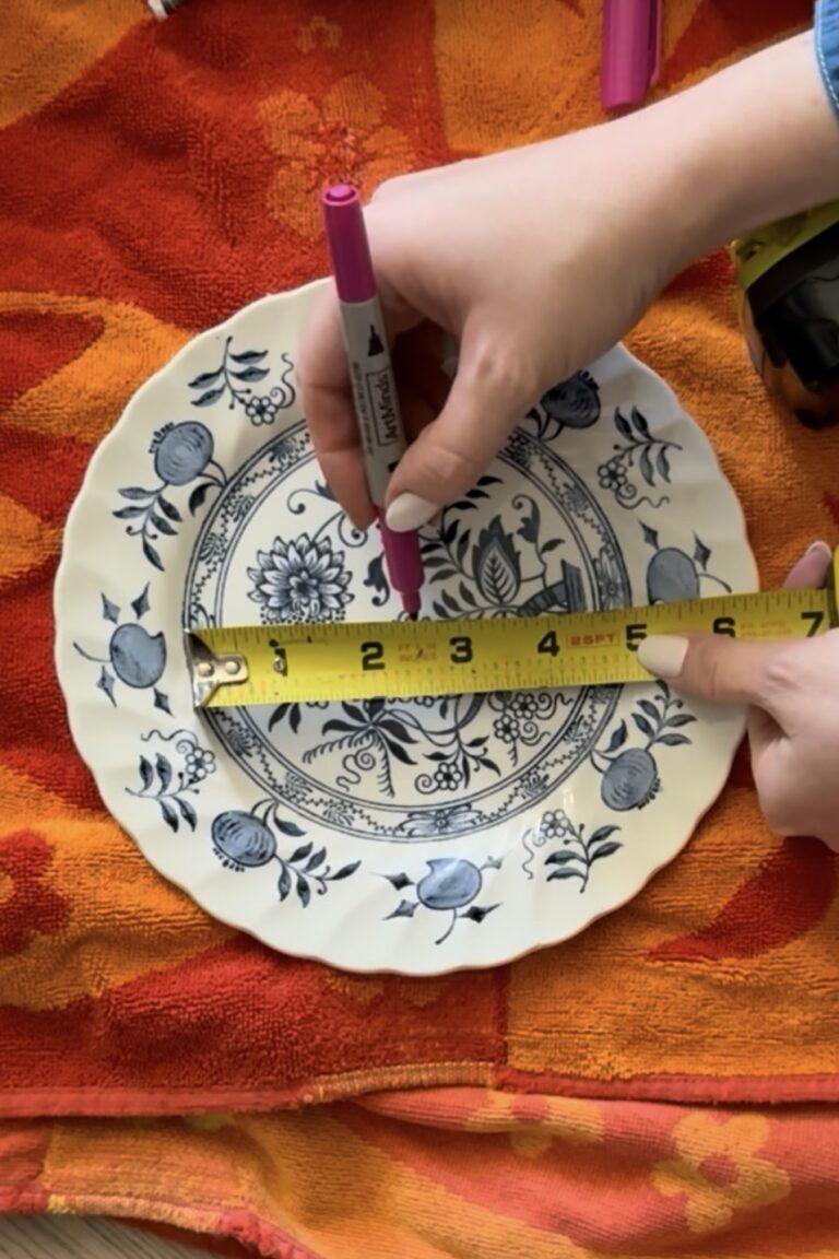 DIY Tiered Tray With Vintage Thrifted Plates - Sunrise Valley Farm Co